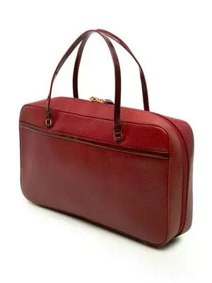 Dior Leather Top Handle Bag