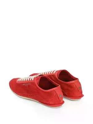 Dolce & Gabbana Calfskin Lipari Plus Derby Shoes - Red