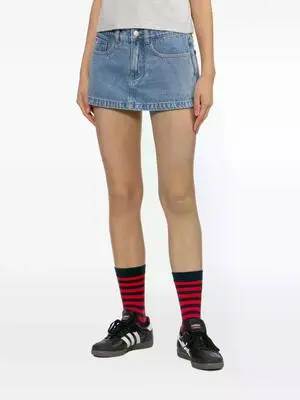 AAPE BY *A BATHING APE Apee™ A Bathing Ape® Logo-patched Denim Shorts