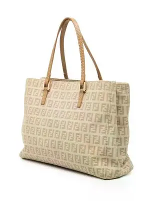 Fendi Small Zucchino Canvas Tote Bag