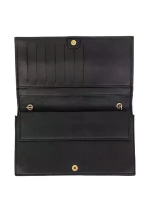 Fendi Embossed Nappa Logo Chain Clutch Crossbody Bag