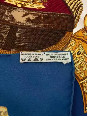 Hermès 1990-2000 Grand Uniforme Silk Scarf 90 Scarves