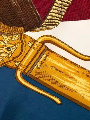 Hermès 1990-2000 Grand Uniforme Silk Scarf 90 Scarves
