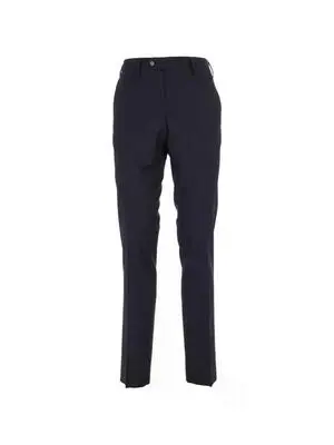 L.B.M. 1911 Pressed-crease Tailored Trousers - Blue