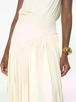 ABADIA Gwen Off-shoulder Drape Dress