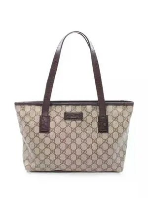 Gucci 2000s Joy Gg Canvas Tote Bag - Neutrals