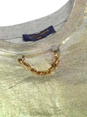 LOUIS VUITTON Cropped Chain T-shirt