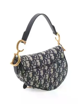 Dior Two-way Mini Saddle Handbag - Blue