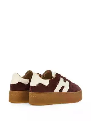 Hogan Suede Maxi Sole Sneakers