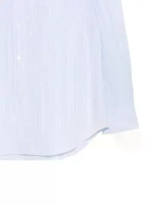 FINAMORE 1925 Vertical-stripe Long-sleeve Shirt