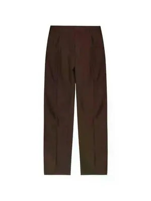 MAISON MARGIELA Creased Finish Straight-leg Trousers - Brown