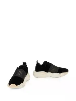 Moschino Teddy Velvet Sneakers - Black