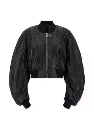 Rick Owens Tower Secchia Cropped Flight Bomber Jacket