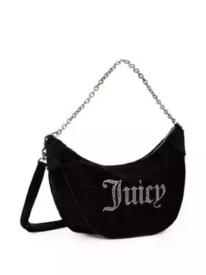 Juicy Couture Crystal-embellished Chain-link Shoulder Bag