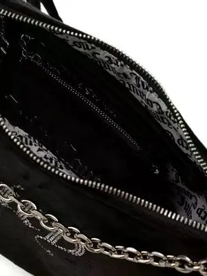 Juicy Couture Crystal-embellished Chain-link Shoulder Bag