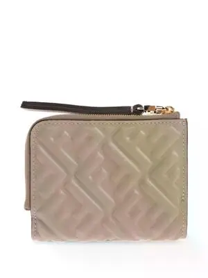Fendi Baguette Ff-embossed Leather Wallet