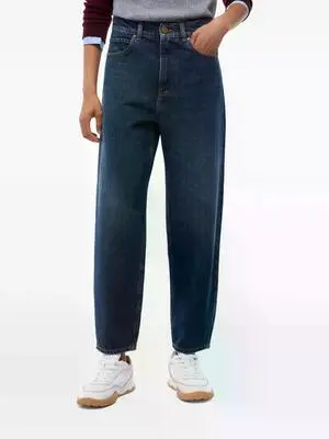 Pinko Embroidered Logo Jeans - Blue
