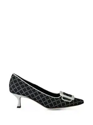 Manolo Blahnik Maysale Pumps - Black