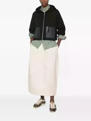 Loewe Wool Zip-up Hoodie - Black