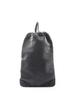 Burberry Drawstring Backpack - Black