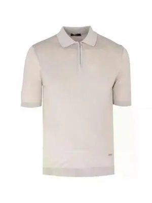 TOMBOLINI Zip-fastening Short-sleeve Polo Shirt - Neutrals