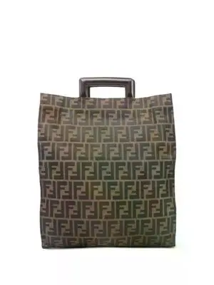 Fendi Zucca Pattern Tote Bag