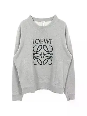 Loewe Anagram Embroidery Sweatshirt - Grey