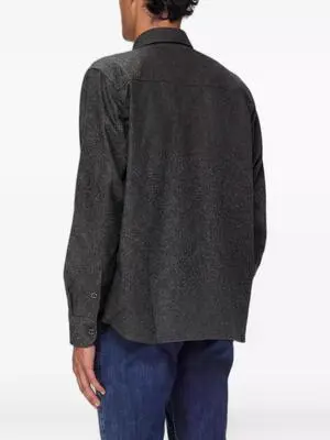 BROOKSFIELD Button-up Wool Shirt - Grey