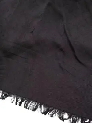 LOUIS VUITTON 2010s Monogram Fringed Shawl