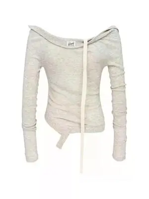 GLOWNY Long Sleeve Top - Neutrals