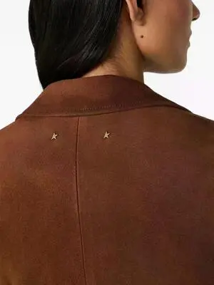 GOLDEN GOOSE Suede Single-breasted Blazer