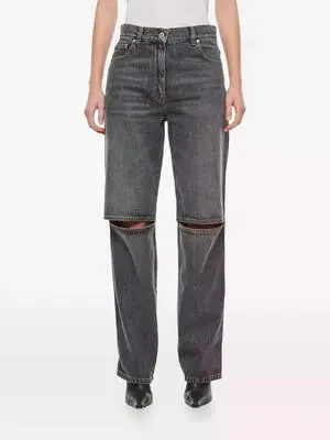 JW Anderson Anchor-logo Cut-out Jeans