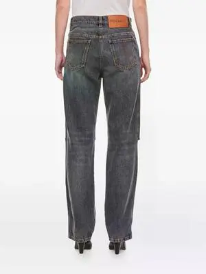 JW Anderson Anchor-logo Cut-out Jeans