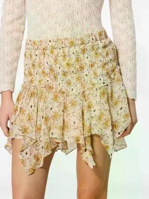 MARANT ETOILE Fiala" Printed Chiffon Skirt