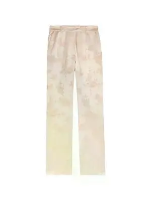 GANNI Jacquard Floral Trousers - Neutrals