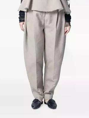 MULLER OF YOSHIOKUBO Tapered Trousers - Neutrals