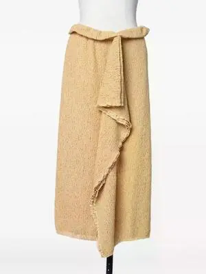 MULLER OF YOSHIOKUBO Ruffled Midi Skirt