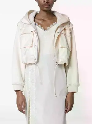 MULLER OF YOSHIOKUBO Layered Design Hooded Jacket