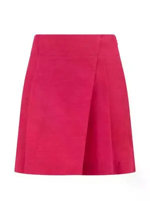 Alberta Ferretti Wrap-design Pleated Skorts