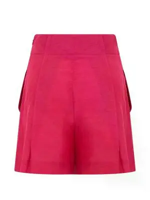 Alberta Ferretti Wrap-design Pleated Skorts