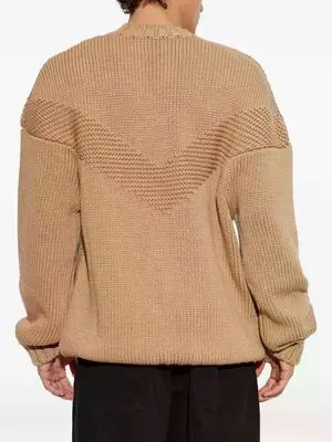 Dsquared2 Chevron Knit Mock Neck Sweater
