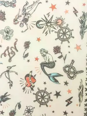 Zadig&Voltaire Kerry Tattoo Scarf 135