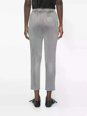 Issey Miyake Cropped Pleated Trousers