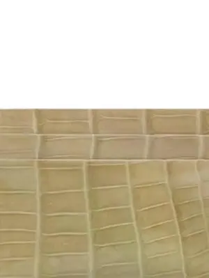 KWANPEN Crocodile-effect Leather Cardholder - Neutrals