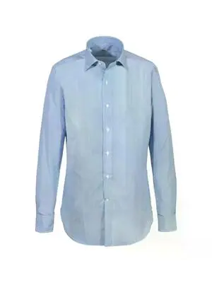 ALESSANDRO GHERARDI Vertical-stripe Shirt - Blue