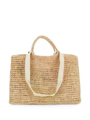 Helen Kaminski Anika Woven-design Tote Bag - Neutrals