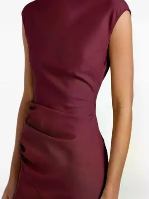 Proenza Schouler Katia Wool Gabardine Dress - Red