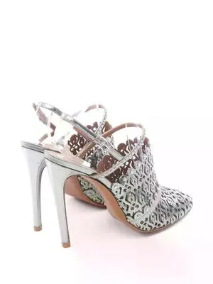 Alaïa Calf Leather Studded Slingback Sandals