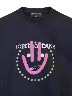 Iceberg Embellished Graphic Print Sweatshirt