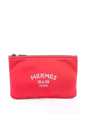 Hermès Neoban Trousse Toilet Bag - Red